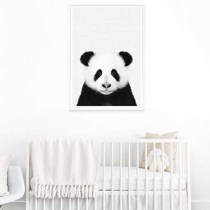 Panda Portrait Print Fast Shipping Fy